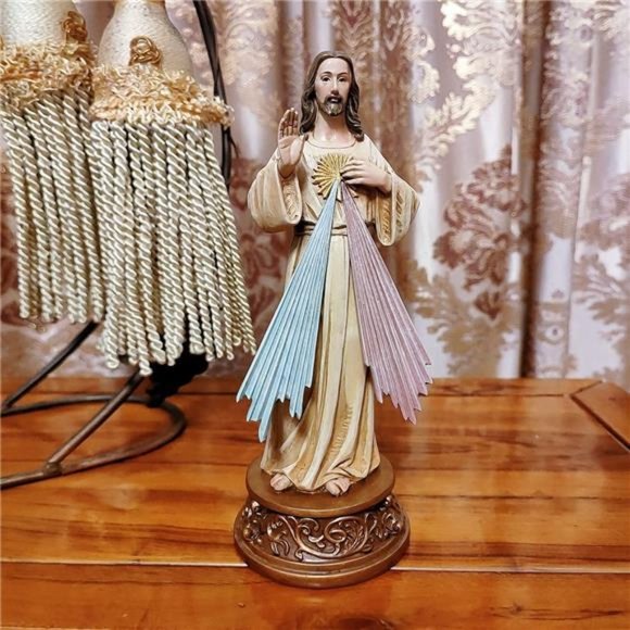 Accents | Jesus Religious Art Decor Statue 85inch Divine Mercy Figure ...